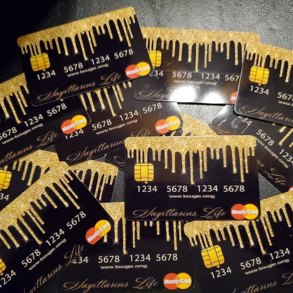 Credit Card Invitation - Etsy