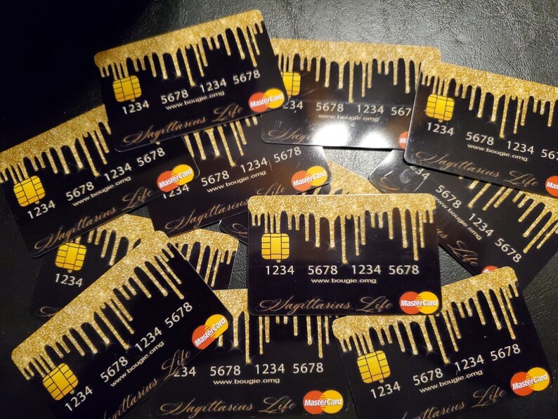 Personalized Credit Card Invitations Custom Credit Card - Etsy