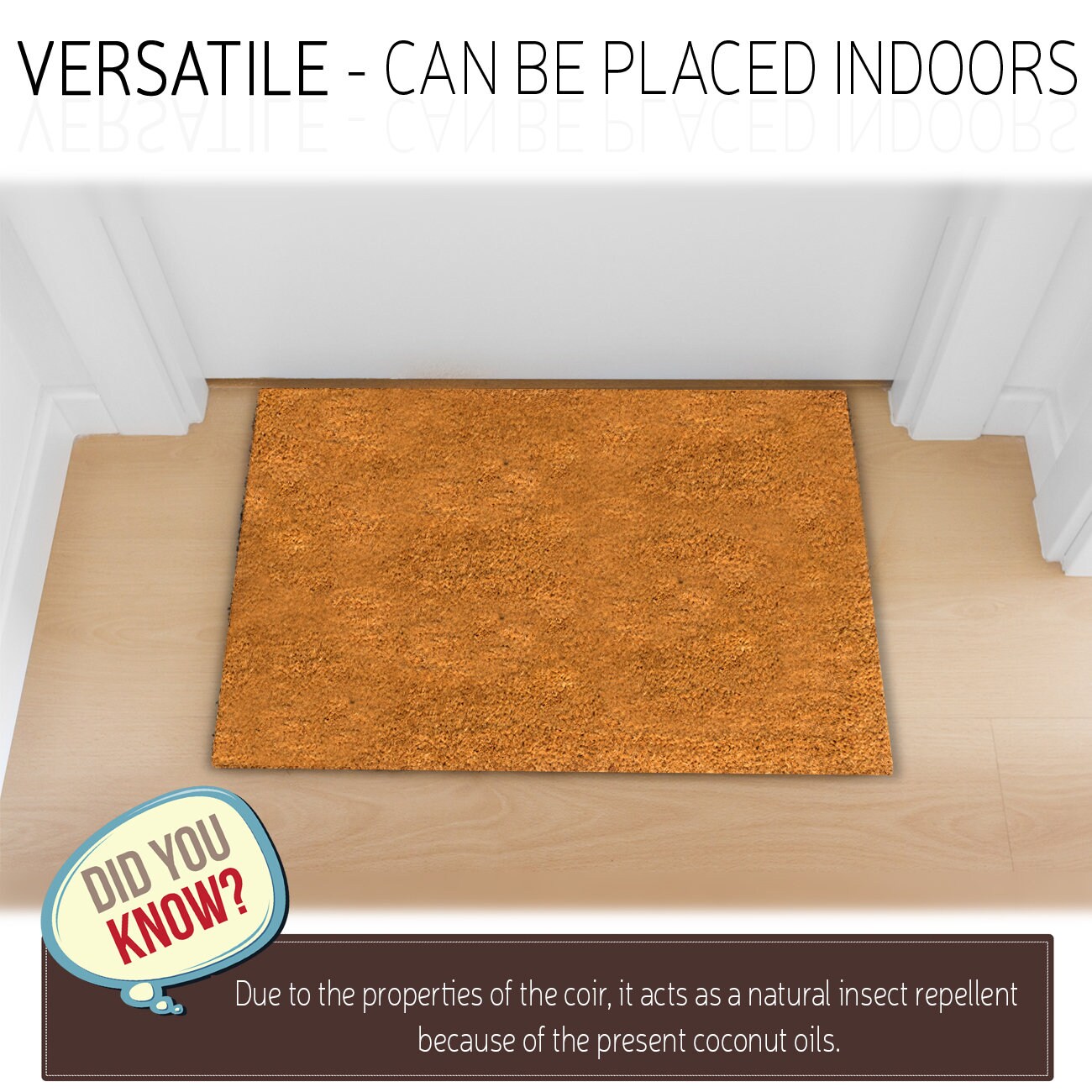 Blank Coir Doormat 18 X 30, Natural Fiber Door Mats for Outside or ...