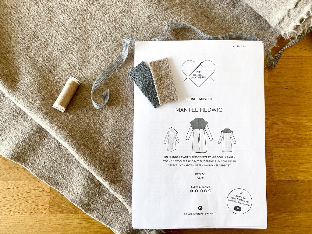 Sewing a Coat hedwig CUT Pdf - Etsy