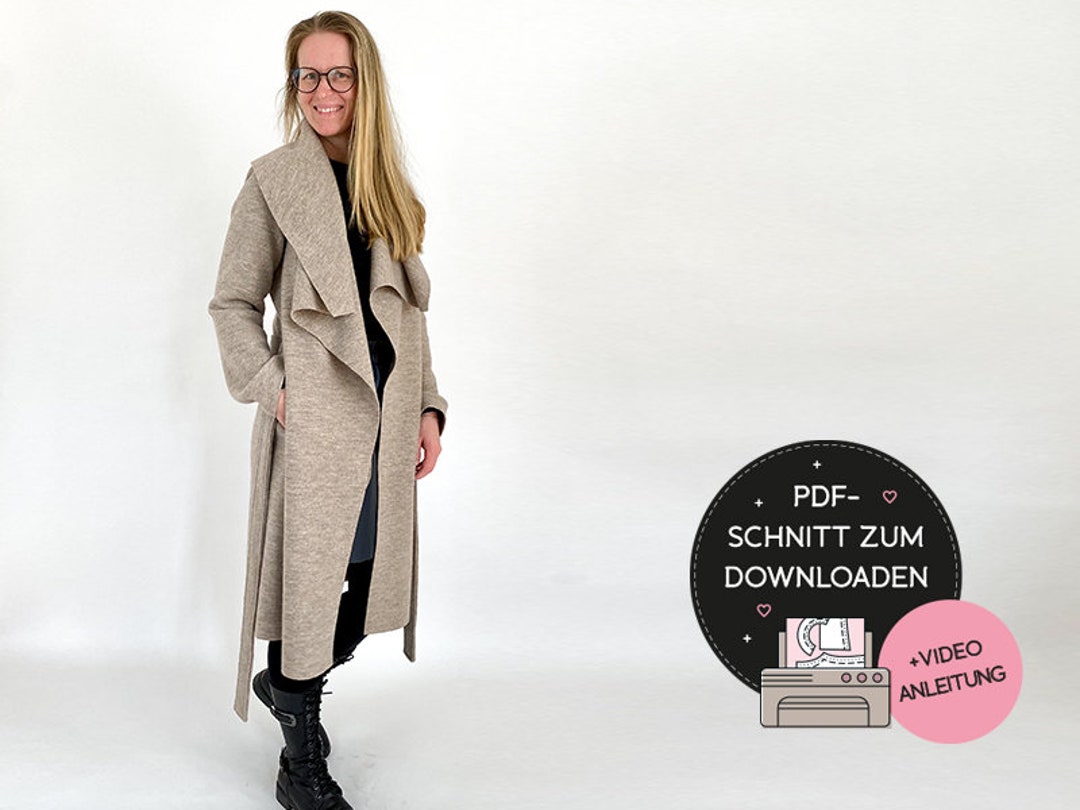 Sewing a Coat hedwig CUT Pdf - Etsy