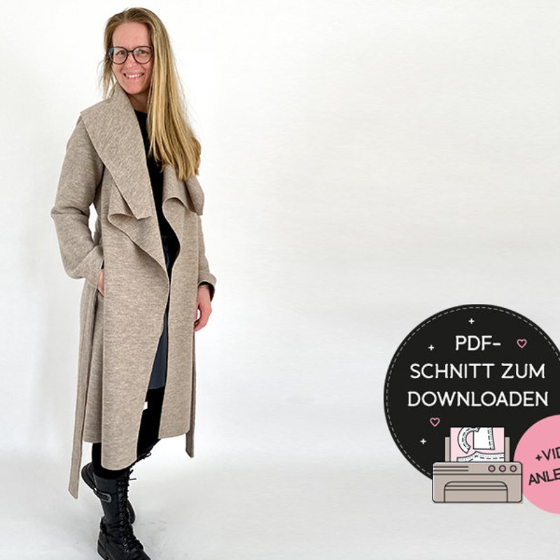 Wrap Coat Pattern - Etsy