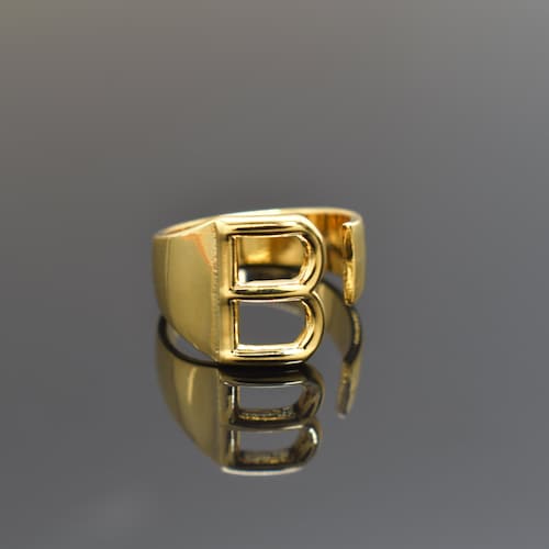 Ring RW-74G 1pc 16K Shiny Gold Plated Brass Multi Colored - Etsy