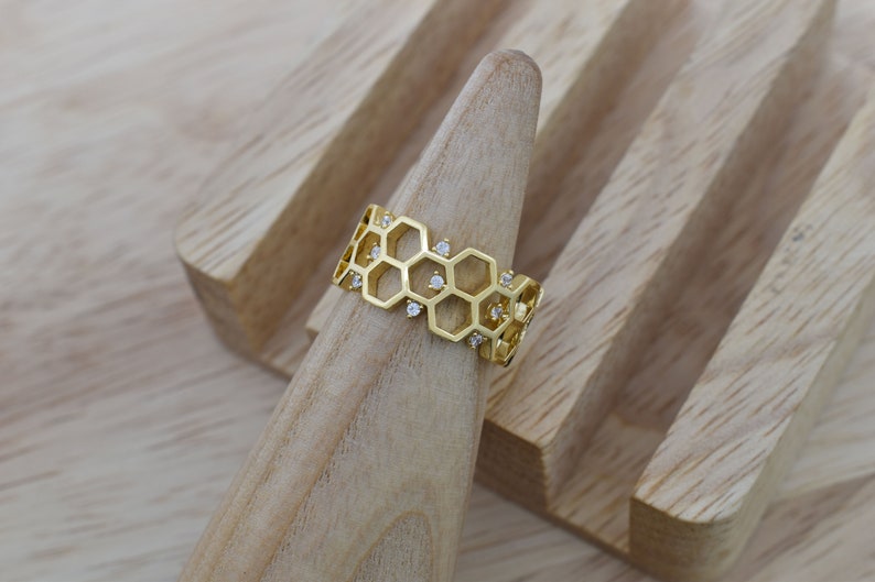 Ring RW-29G 16K Shiny Gold Plated Brass 9mm Wide Inner - Etsy