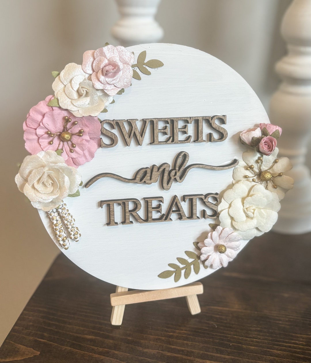 Sweets and Treats Sign/3d Wood Signs/laser Cut Signs/dessert Table Sign ...