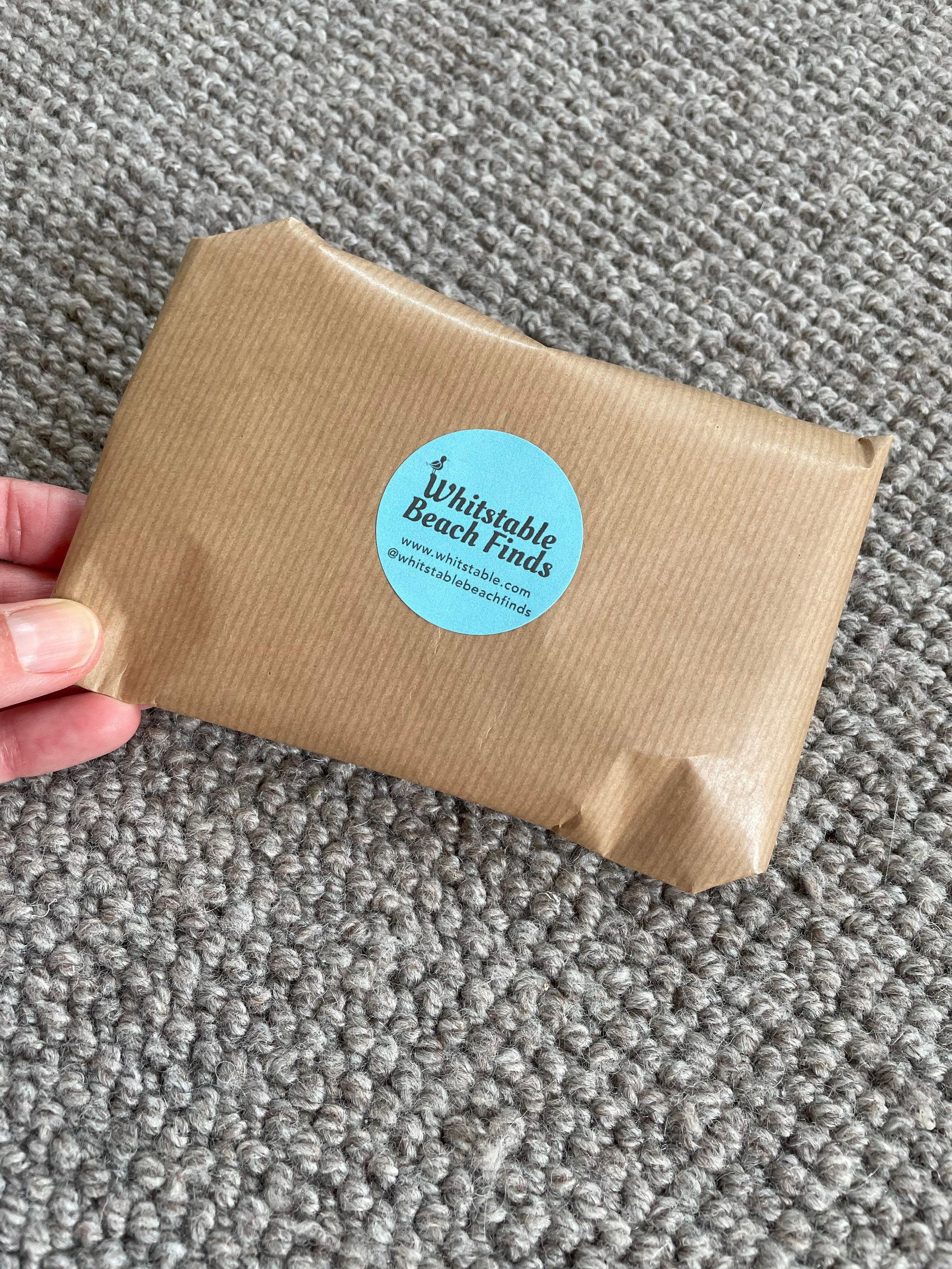 Wild Swimming Sea Glass Keyring - Just Keep Swimming - Pale Blue/white ...