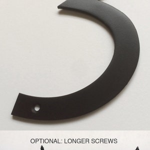 5 Inch High Craftsman Style House Numbers - Satin Black - Etsy