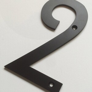 5 Inch High Craftsman Style House Numbers Satin Black - Etsy