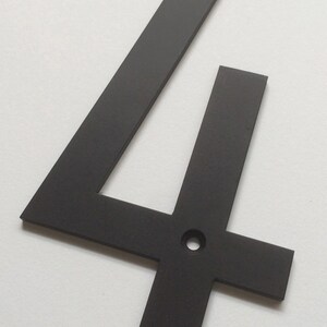 5 Inch High Craftsman Style House Numbers Satin Black - Etsy