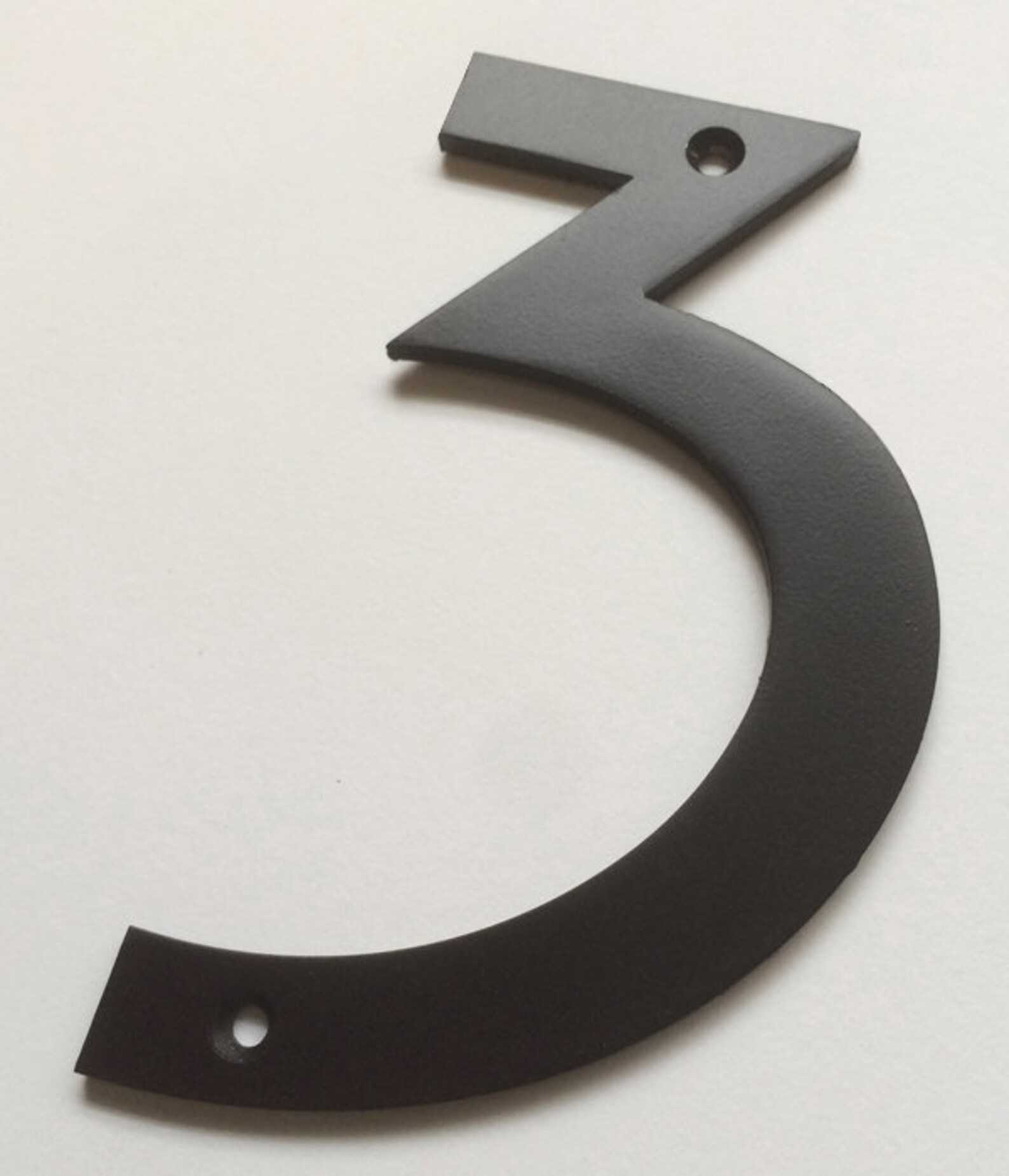 5 Inch High Craftsman Style House Numbers Satin Black - Etsy