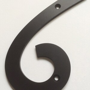 5 Inch High Craftsman Style House Numbers Satin Black - Etsy