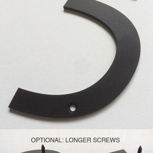 5 Inch High Craftsman Style House Numbers - Satin Black - Etsy