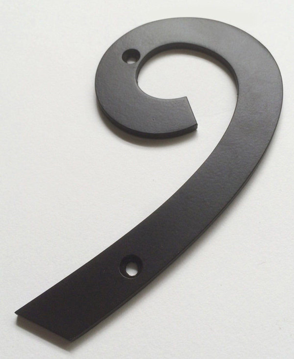 5 Inch High Craftsman Style House Numbers Satin Black - Etsy