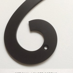 5 Inch High Craftsman Style House Numbers - Satin Black - Etsy