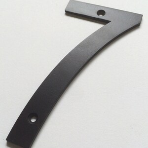 5 Inch High Craftsman Style House Numbers Satin Black - Etsy