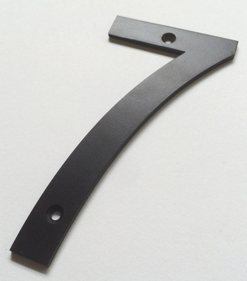 5 Inch High Craftsman Style House Numbers Satin Black - Etsy