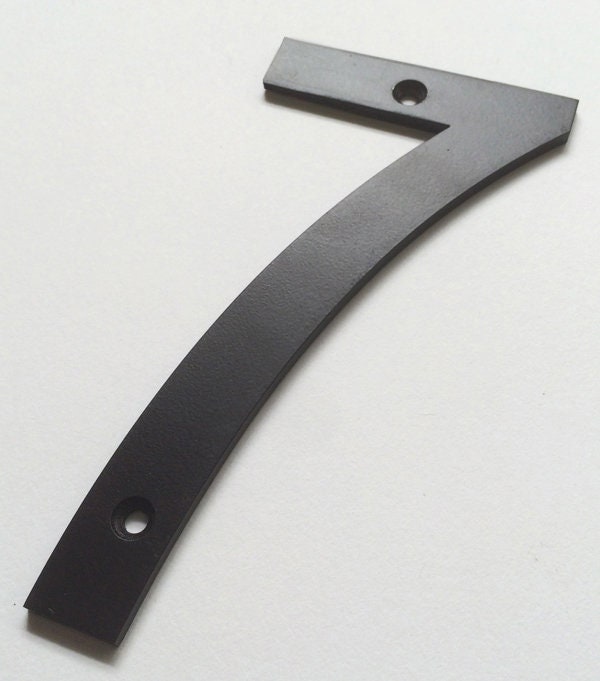 5 Inch High Craftsman Style House Numbers Satin Black - Etsy