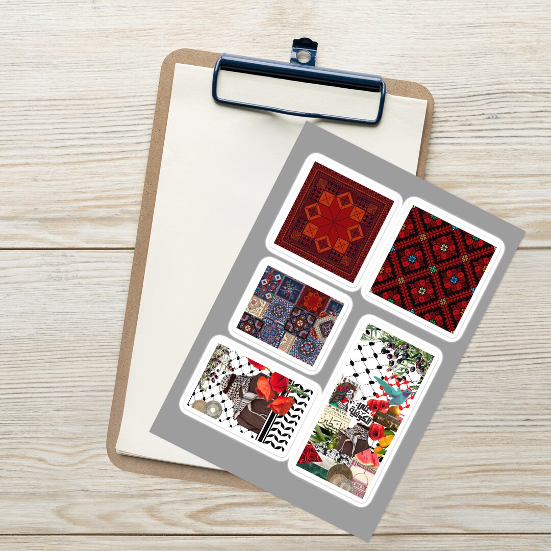 Palestine Stickers Sheet, Palestinian Stickers - Etsy