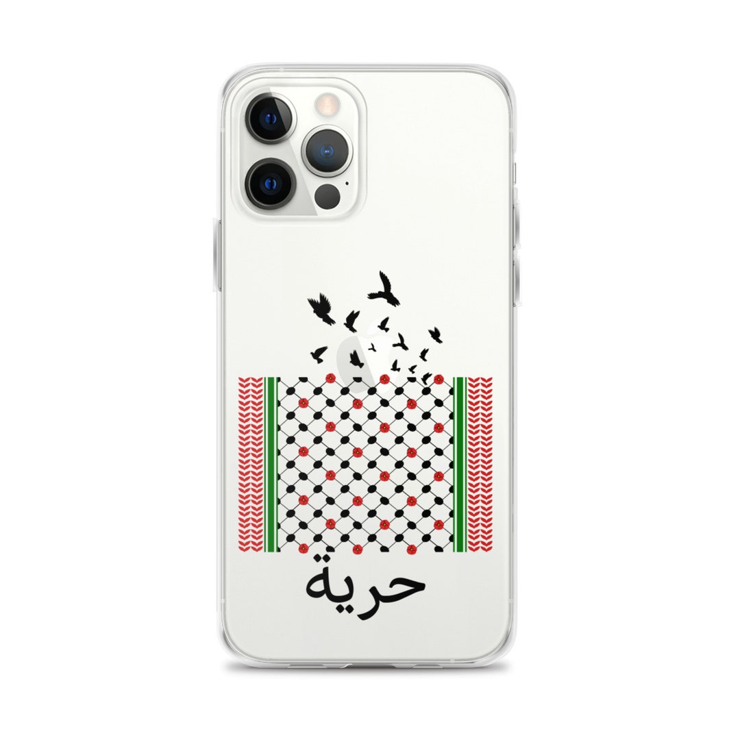 Palestinian Kufiya Clear Case for Iphone®, Palestine Phone Case - Etsy