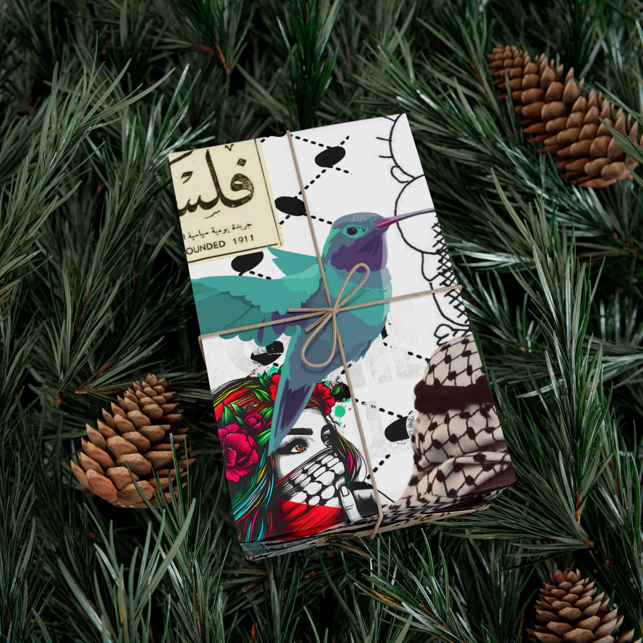 Palestine Wrapping Papers, Christmas Gift Wrap Papers, Palestine Design ...