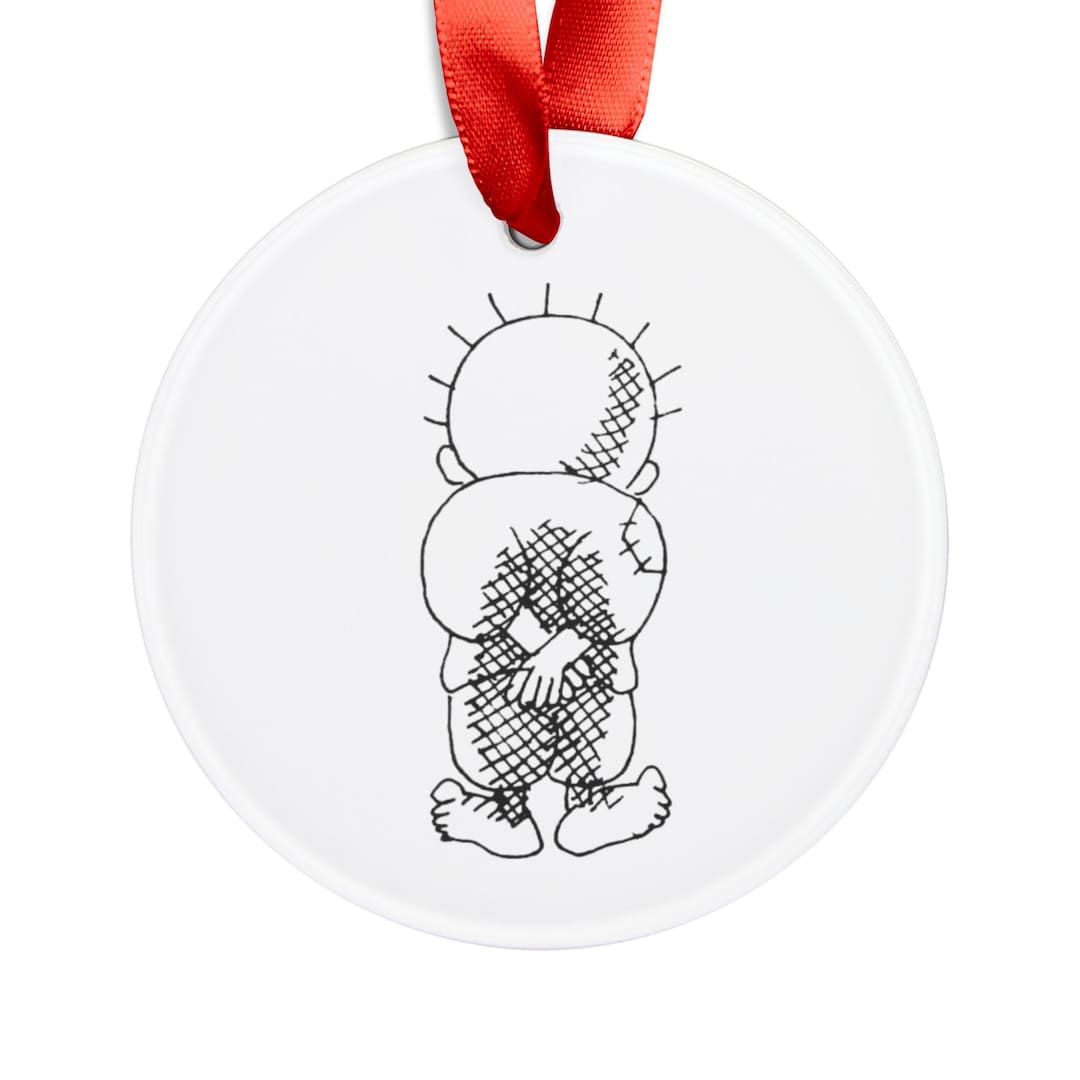 Palestinian Handala Acrylic Ornament With Ribbon, Christmas Handala ...