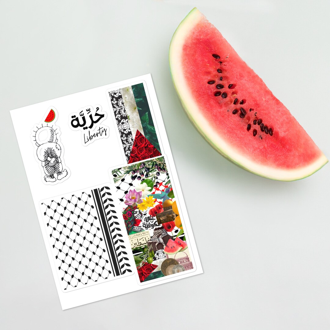 Palestine Stickers Sheet - Etsy