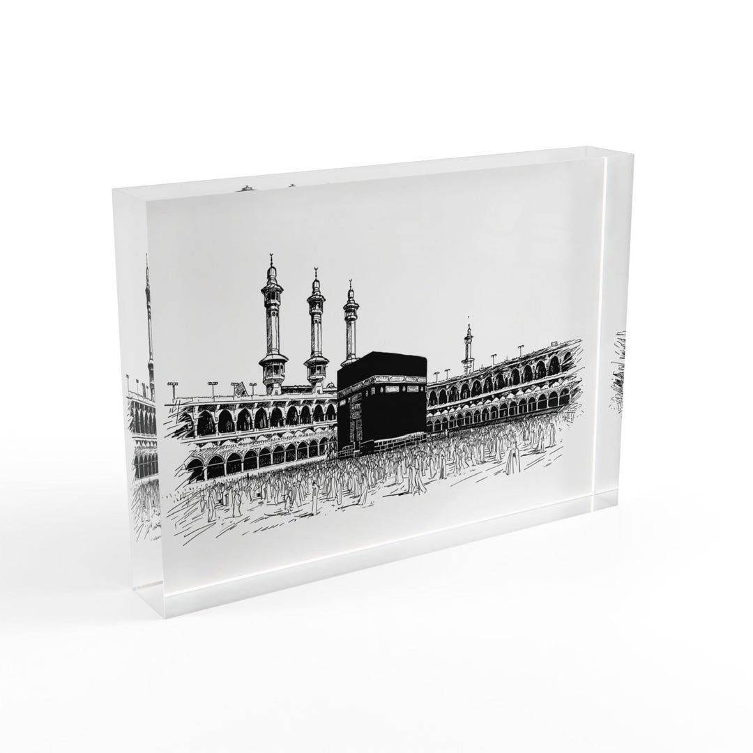 Kabah Photo Block, Kaaba Design, Mecca Design, Kaaba Photo Block ...