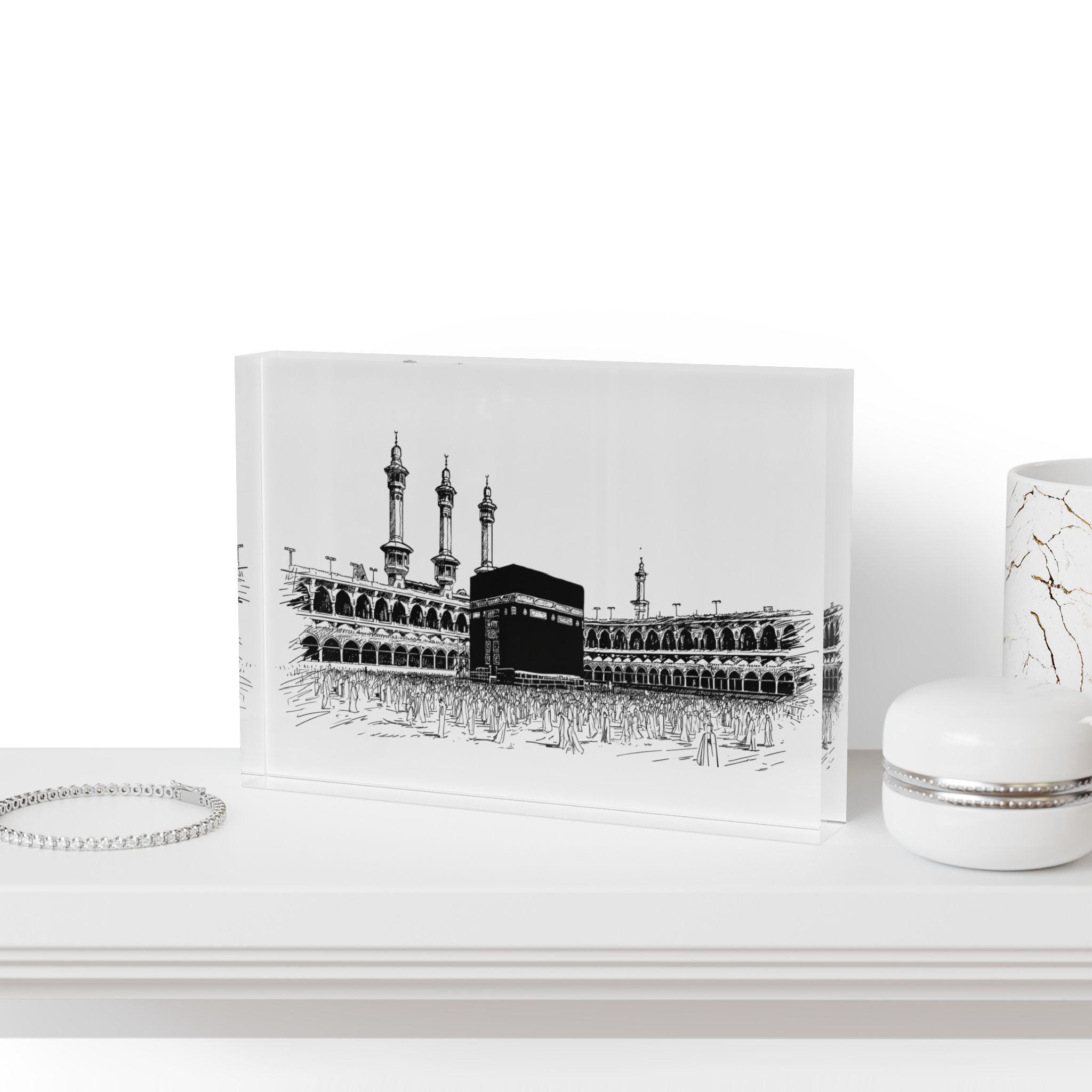 Kabah Photo Block, Kaaba Design, Mecca Design, Kaaba Photo Block ...