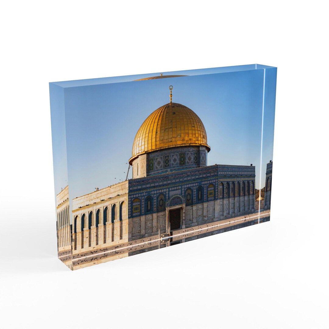 Al Aqsa Frame, Al Aqsa Gift, Dome of the Rock Photo Block, Islamic ...