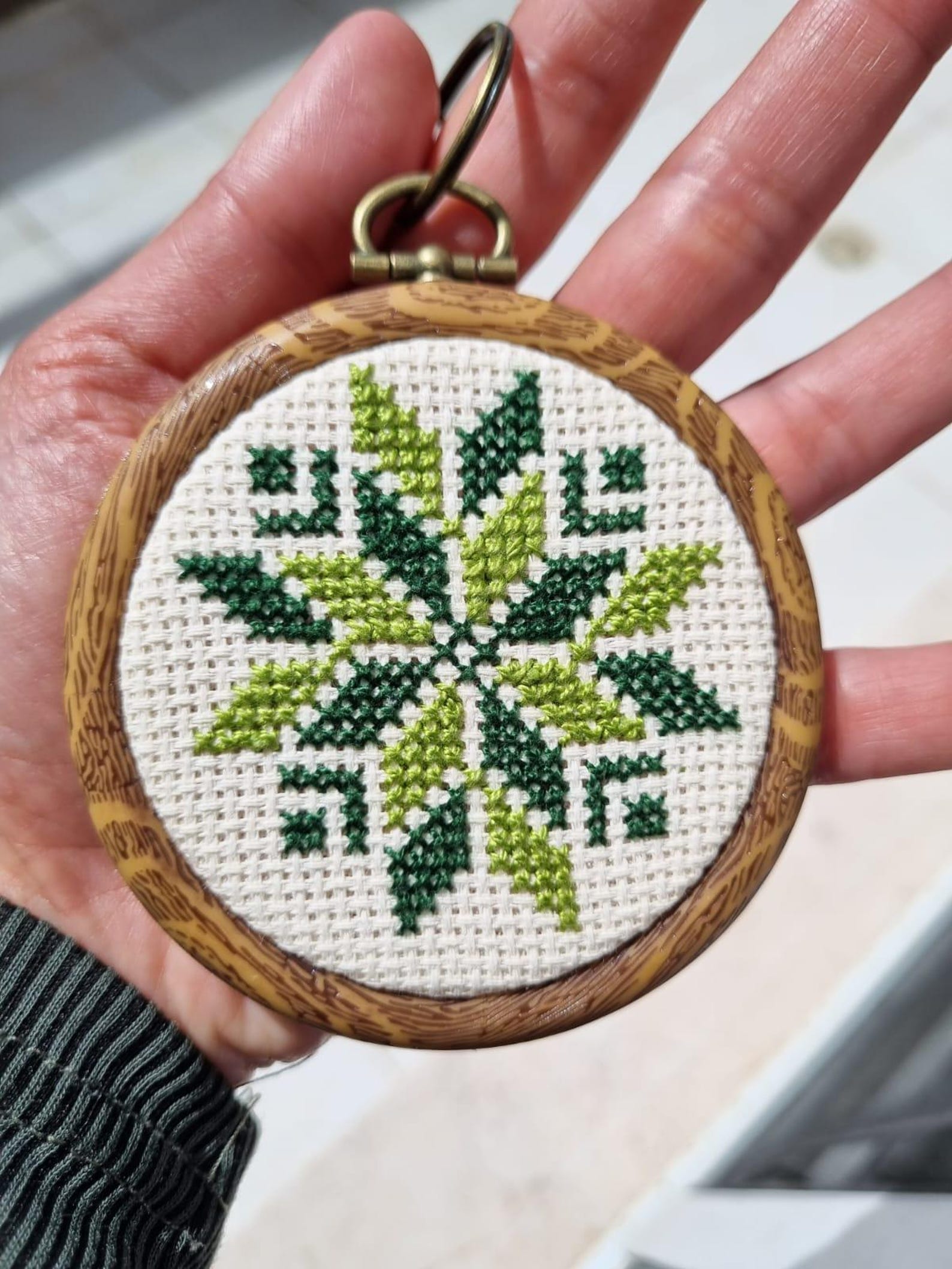 Handmade Palestinian Tatreez Medals, Palestine Flowers Embroidery ...