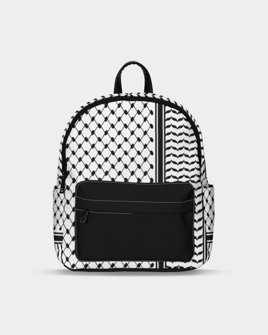 Mini Canvas Backpack Kuffiyeh Design, Kufiye Pattern Design Bag ...