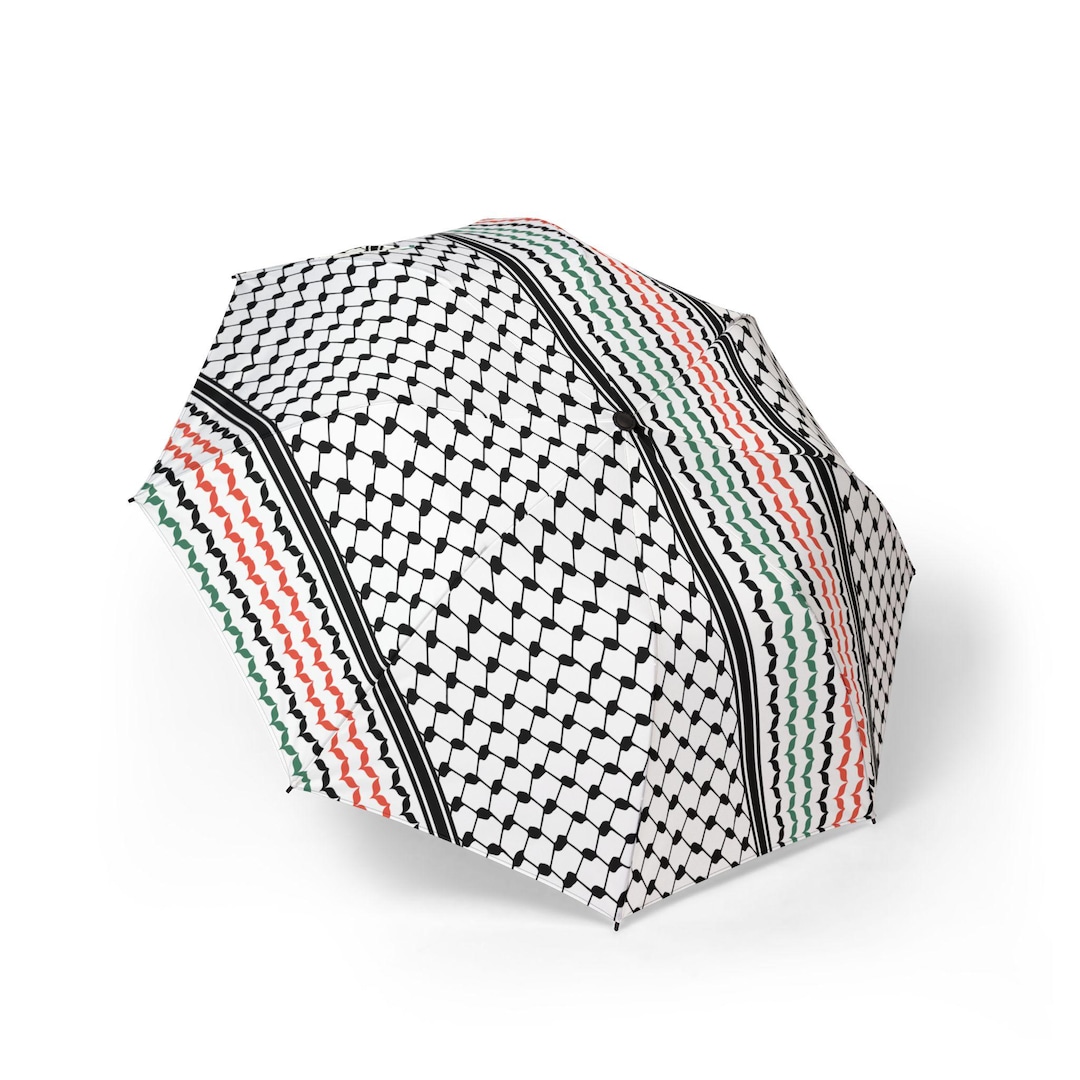 Palestinian Kuffiyah Pattern Umbrellah, Palestinian Gift Design ...