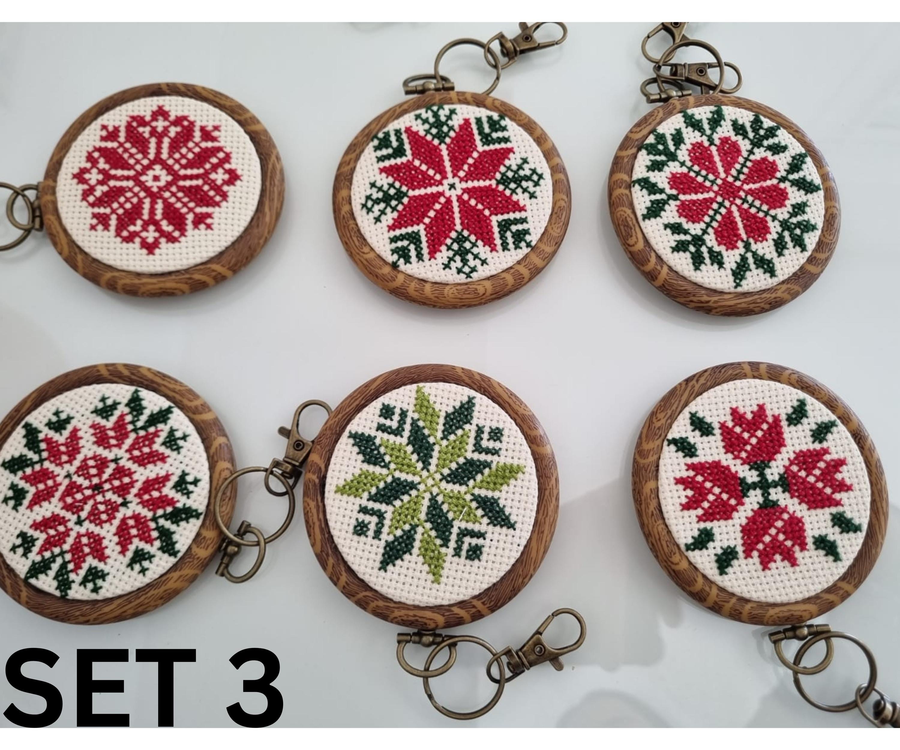 Handmade Palestinian Tatreez Medals, Palestine Flowers Embroidery ...