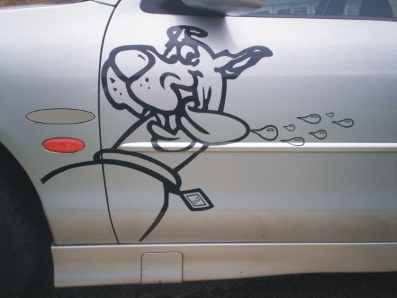 Scooby Doo Car Wheel Arch Wing Fender Bodywork Stickers Decals Etsy