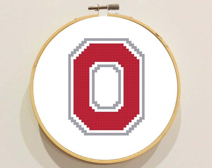 PDF Pattern - Ohio State Buckeyes Cross Stitch Pattern - Etsy