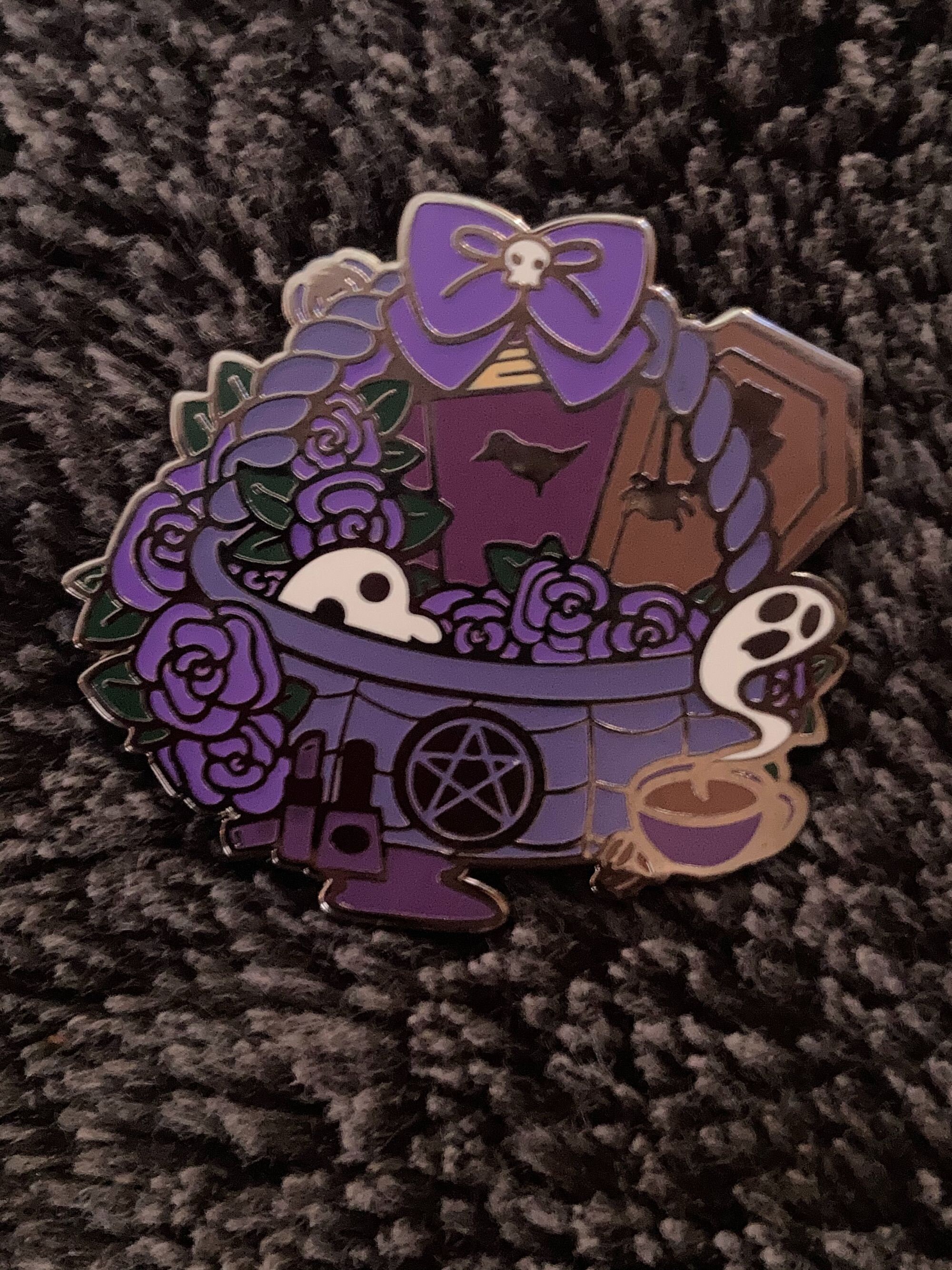 Witch Basket Hard Enamel Pin | Etsy