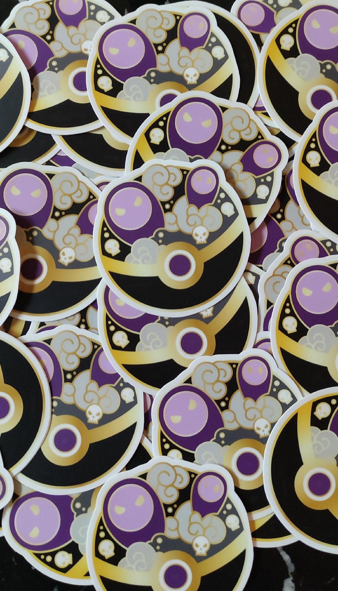 Ghost Poketype Vinyl Sticker - Etsy