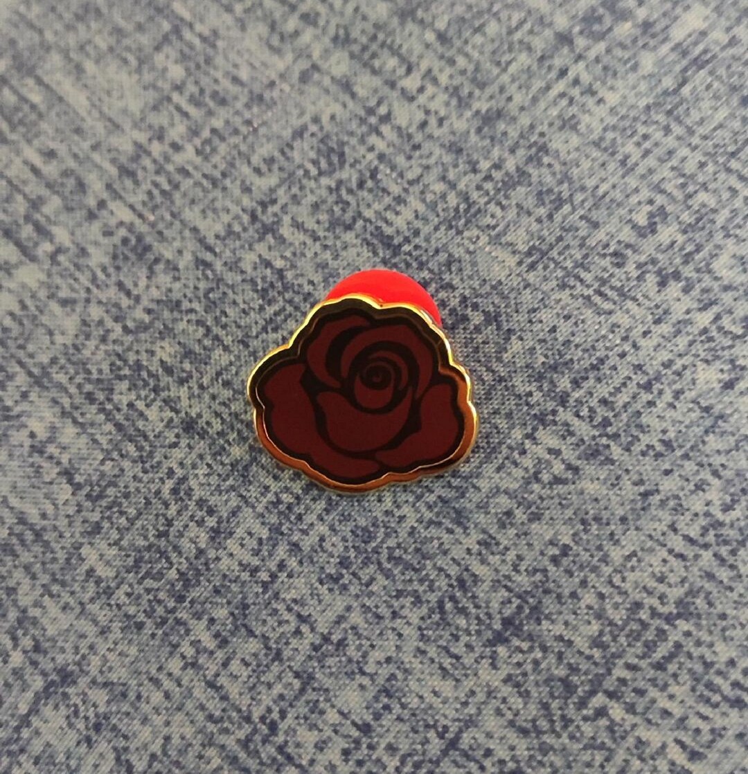 Rose Board Filler Hard Enamel Pin - Etsy