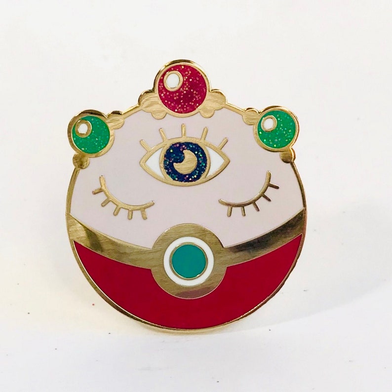 Psychic Poketype Hard Enamel Pin - Etsy