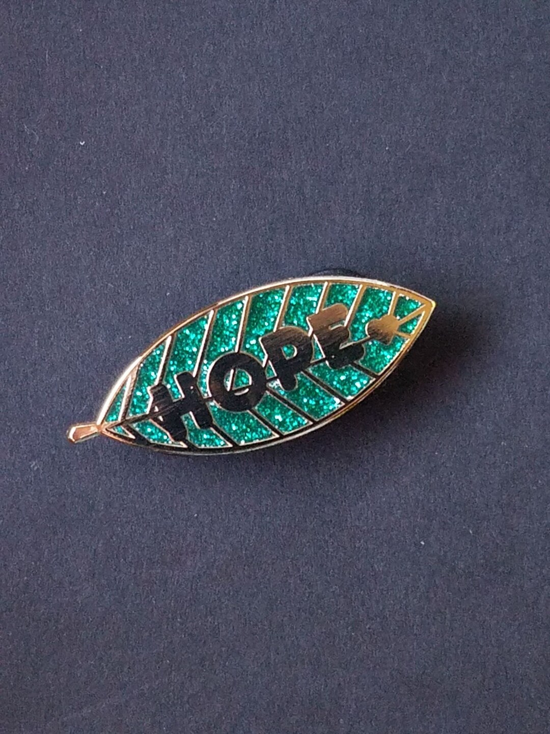 Hope Leaf Hard Enamel Charity Pin (national Down Syndrome Society) - Etsy