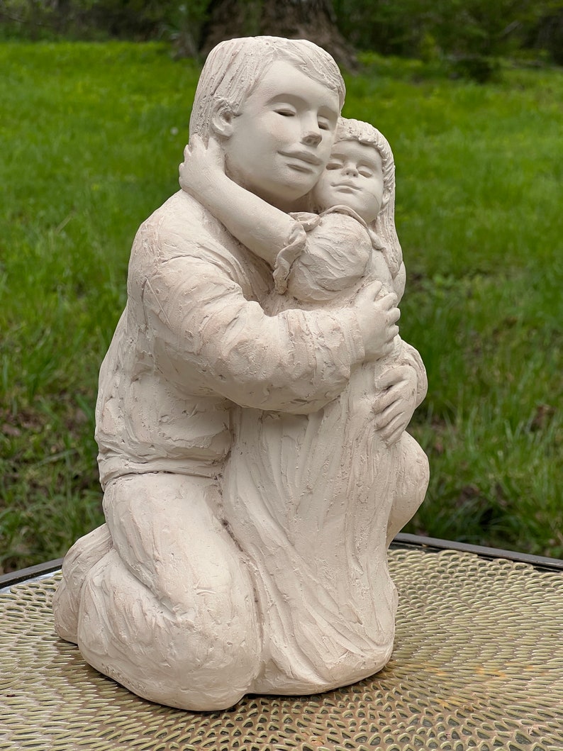 Austin Sculpture 1992 Daddy's Little Girl by Dee Crowley Vintage Father ...