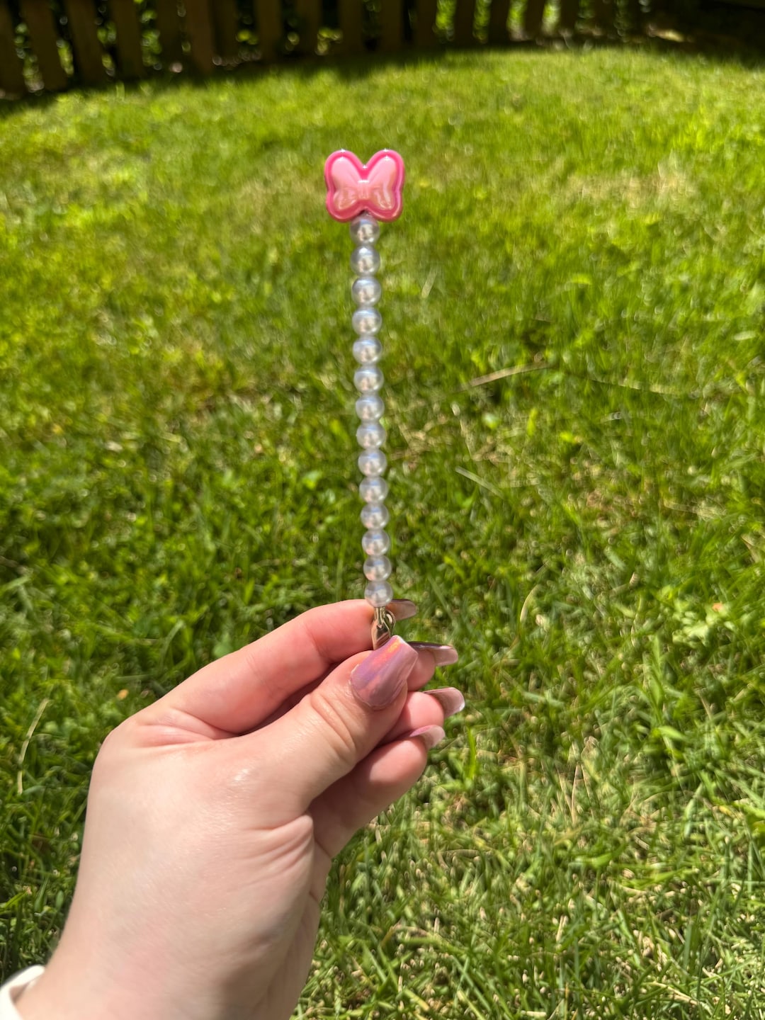 Beaded Multi-use Clip: ATM Helper, Bracelet Fastener, Nail Saver - Etsy