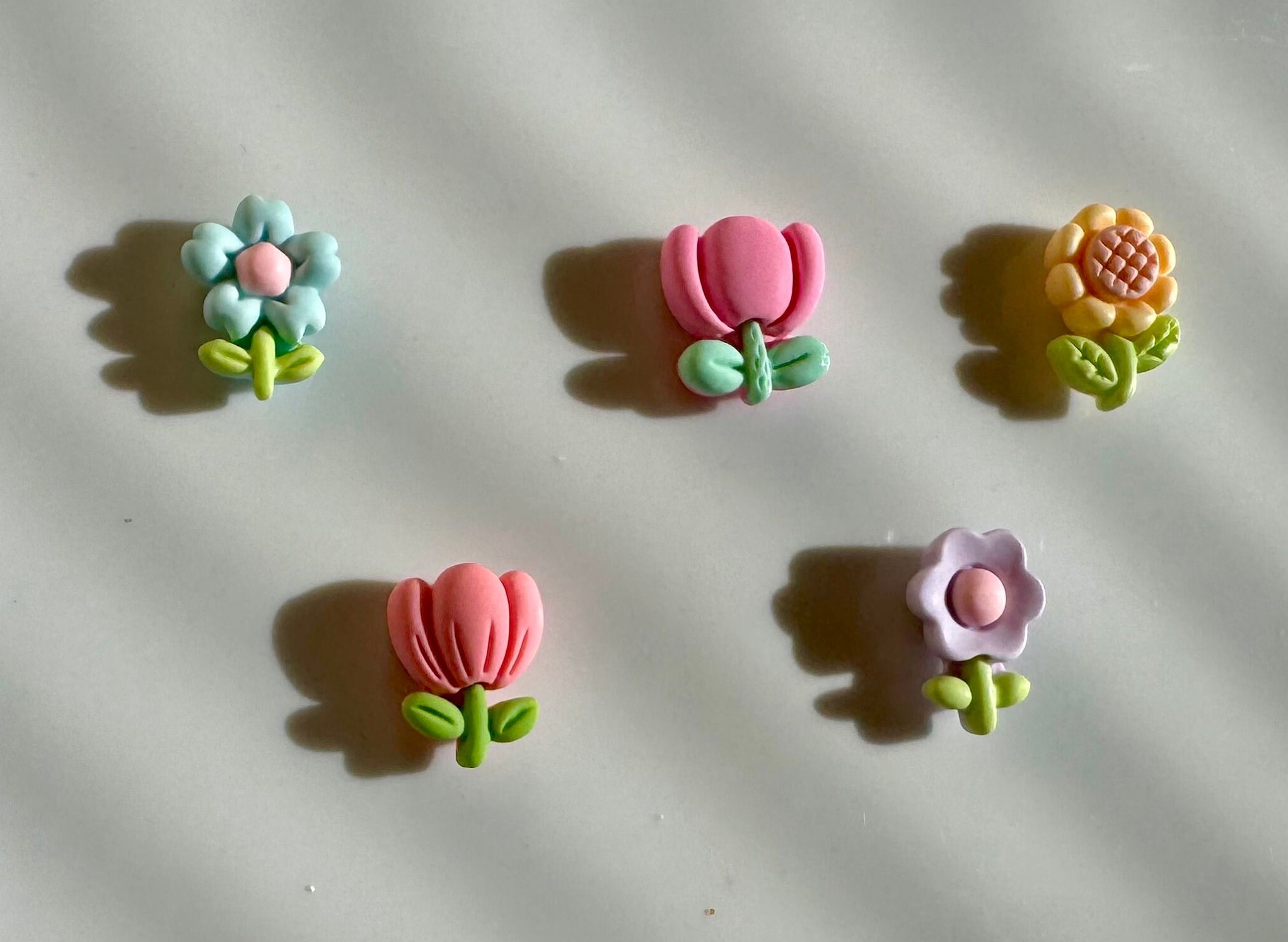 Flower Fridge Magnets Resin Magnet Refrigerator Magnet Locker Magnet ...