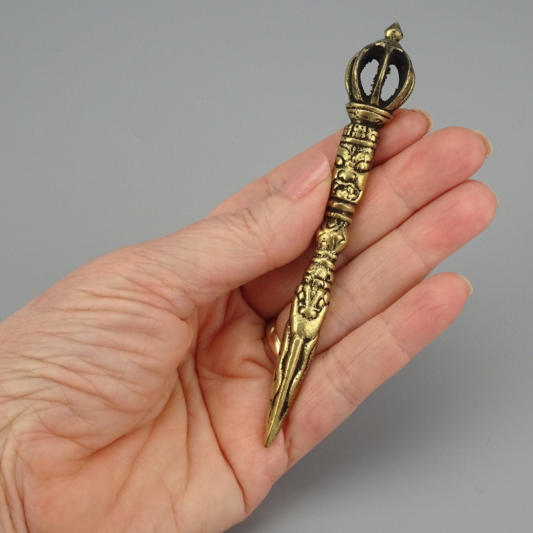 Mini Phurba Buddhist Bronze Dagger, Tibetan Buddhist Bronze Dagger ...