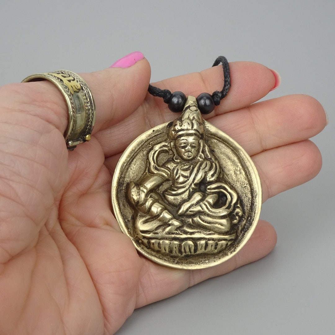 Tibetan Green Tara/gandhanra SIPAHO Pendant, Tibetan Buddhist ...