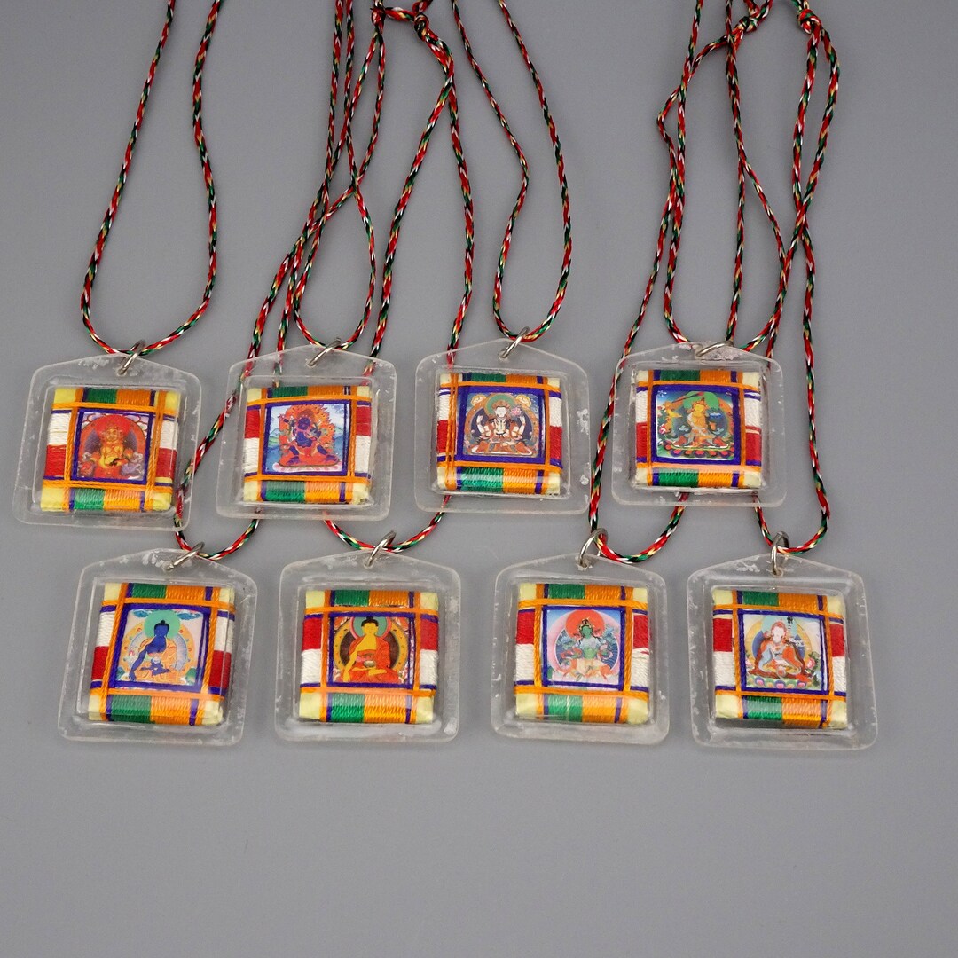 Buddhist Amulet, Sungkhor Protection Amulet 4 X4 Cm, Green Tara ...