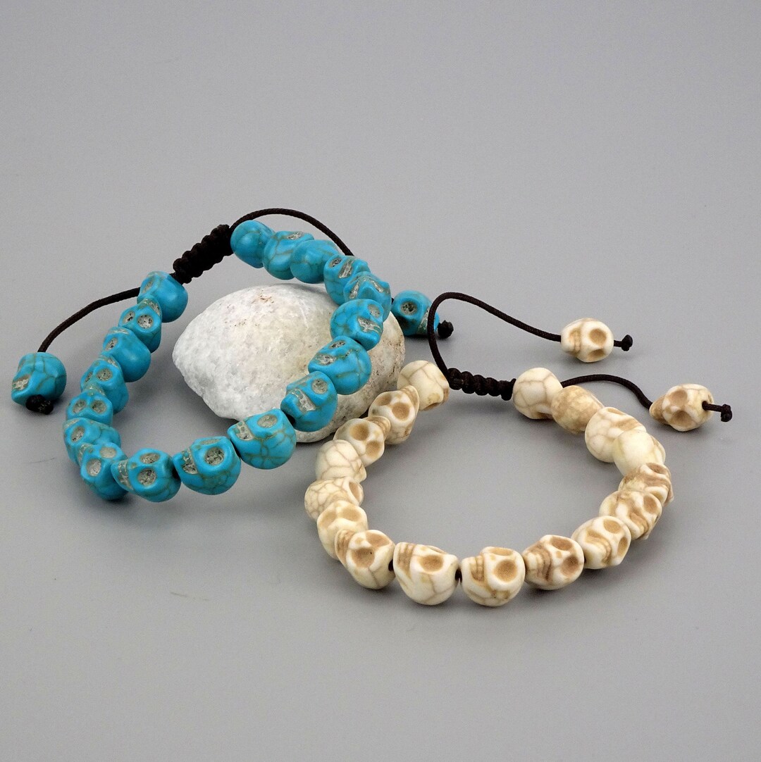 Tibetan Skull Bracelet Goddess Kali Skull Bracelet, Skull Kali Bracelet ...