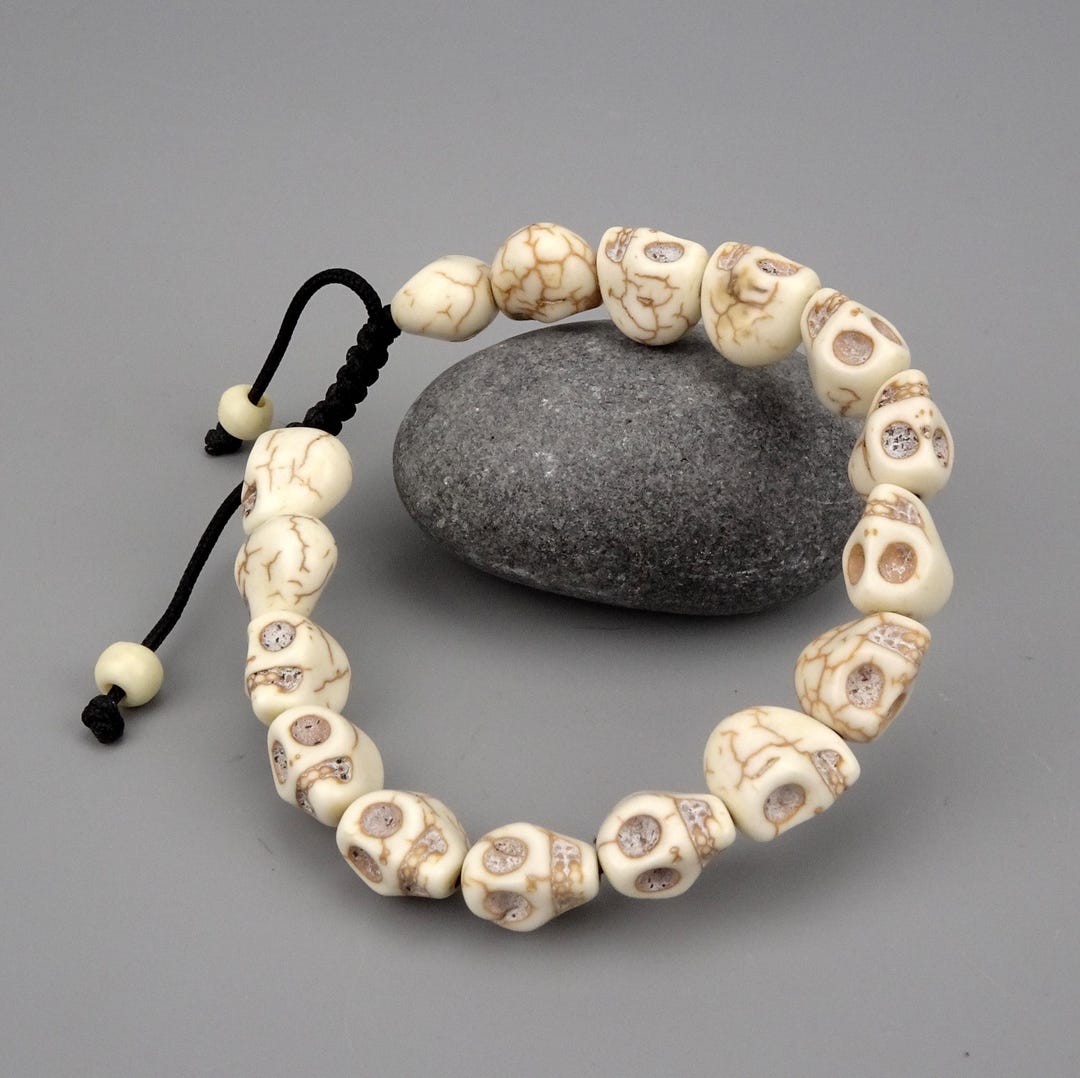 Tibetan Skull Bracelet - Kali Goddess Skull Bracelet, Kali Skull ...