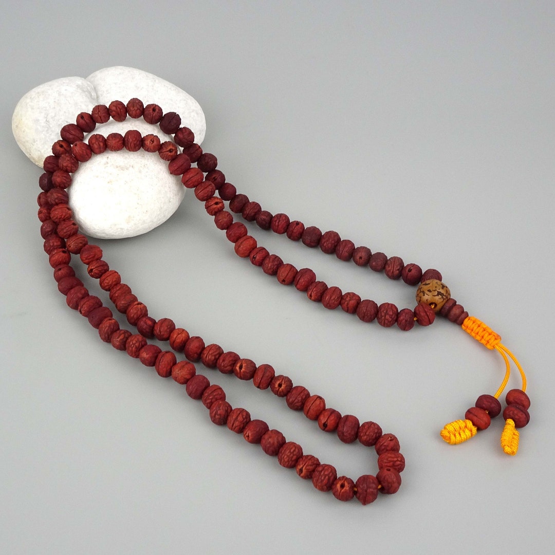 Raktu Buddhist Japa Mala, Buddhist Rosary, Buddhist Mala, 108 Buddhist ...