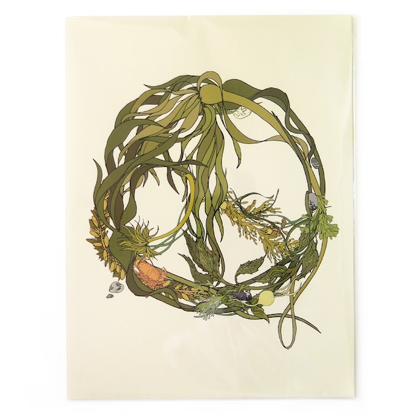 Sea Kelp Print - Etsy